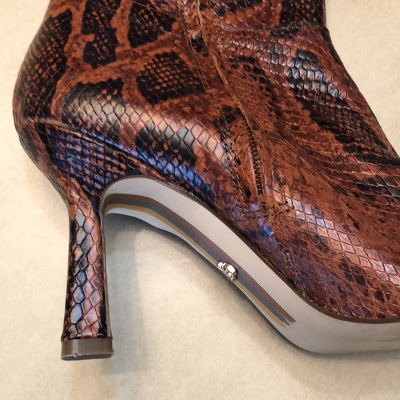 Samedelman | Shoes | Sam Edelman Womens Davin Brown Snake Knee High ...